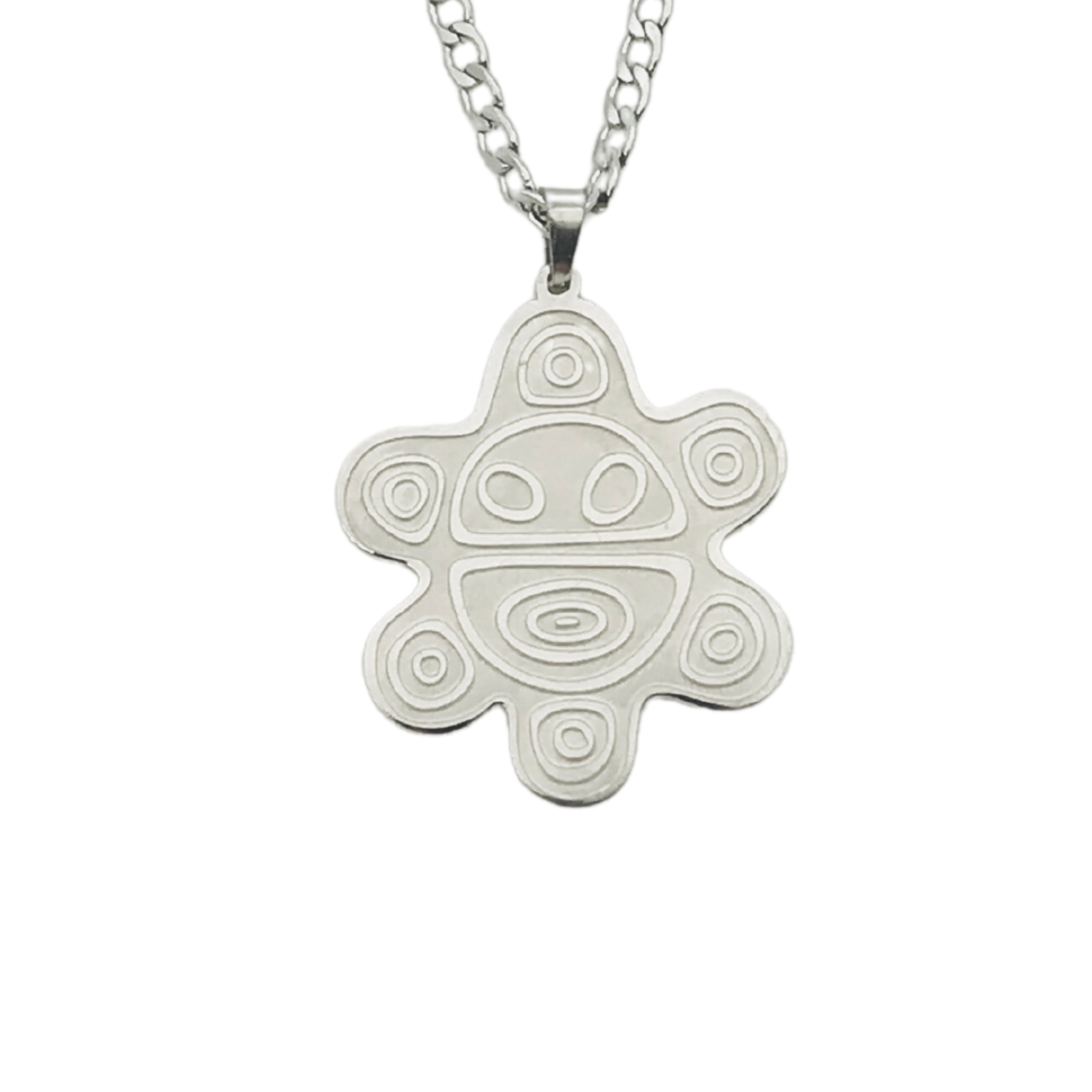 Silver "Sol Taíno" Necklace – Force Steel